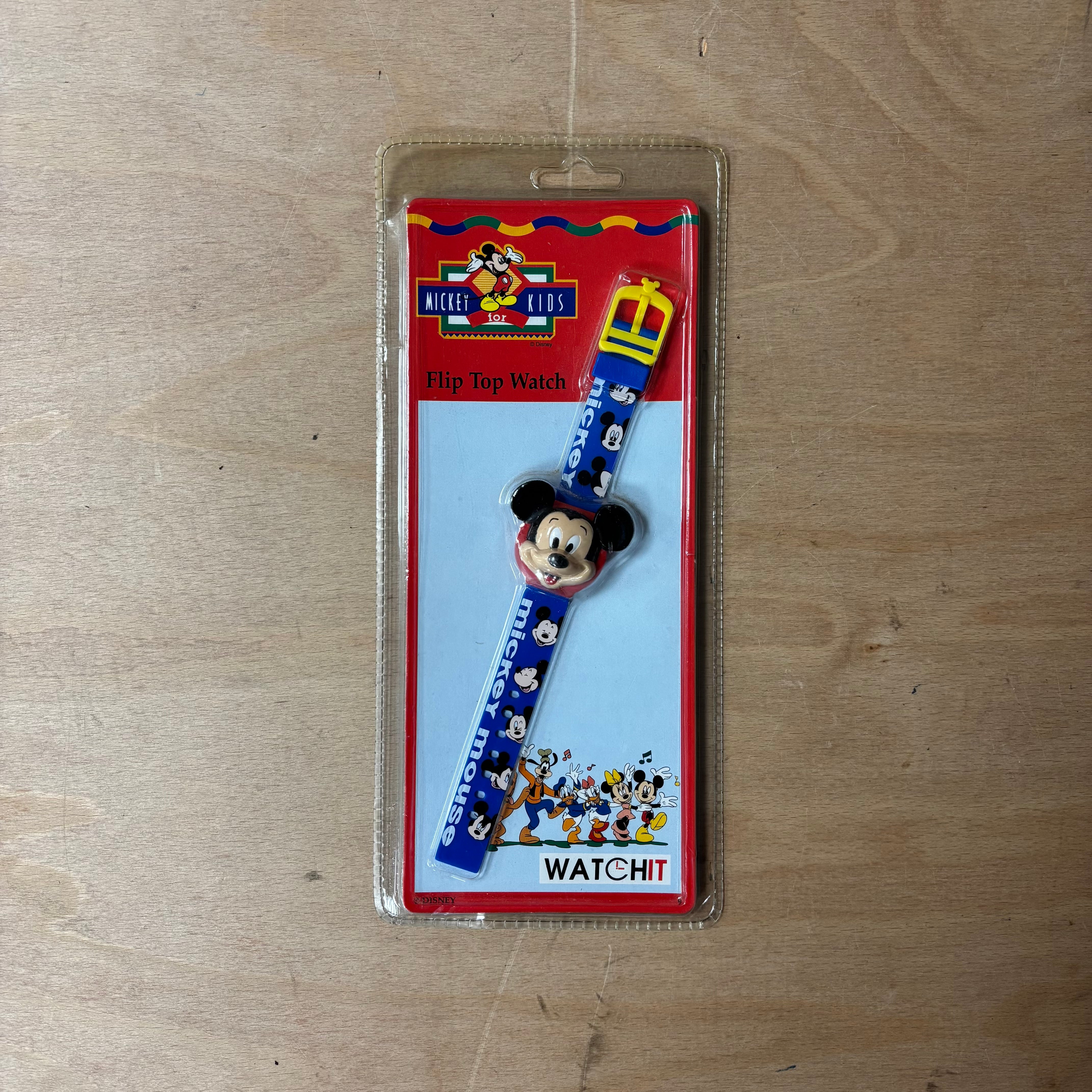 Disney mickey kids flip top watch vintage – Demelza Online Store